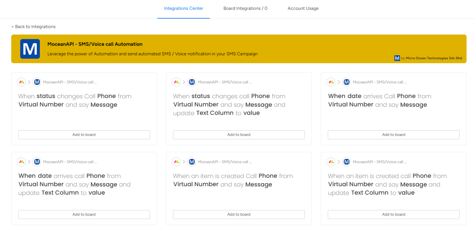 How to integrate SMS in monday.com automations in 3 simple steps - Mocean