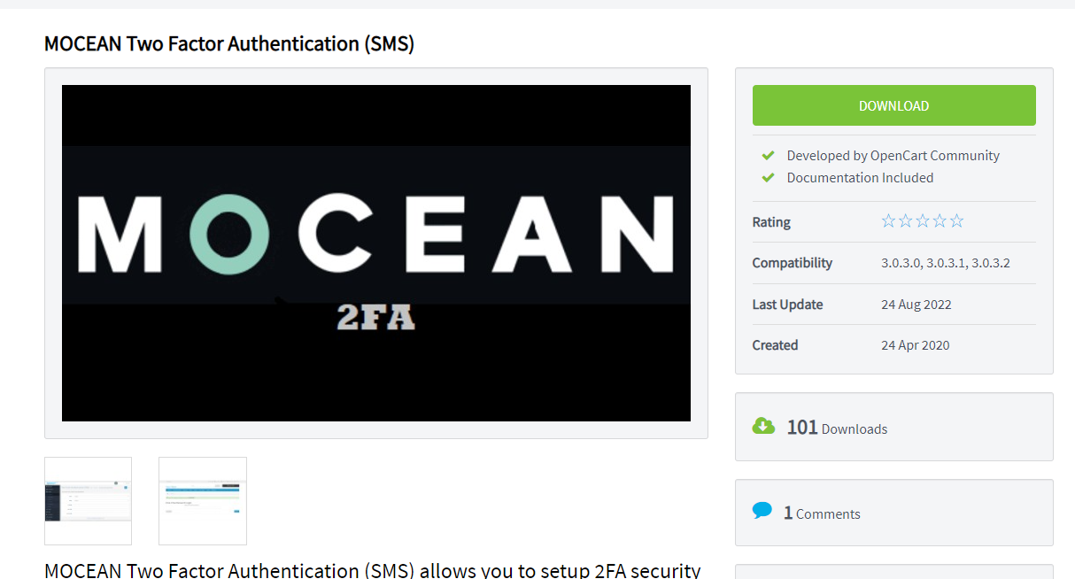 Secure your OpenCart Account with Two Factor Authentication (2FA) - Mocean